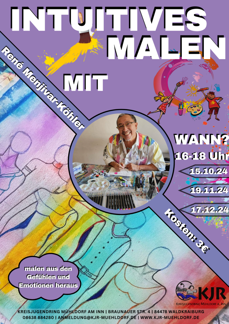 Intuitives Malen – Kreisjugendring Mühldorf am Inn